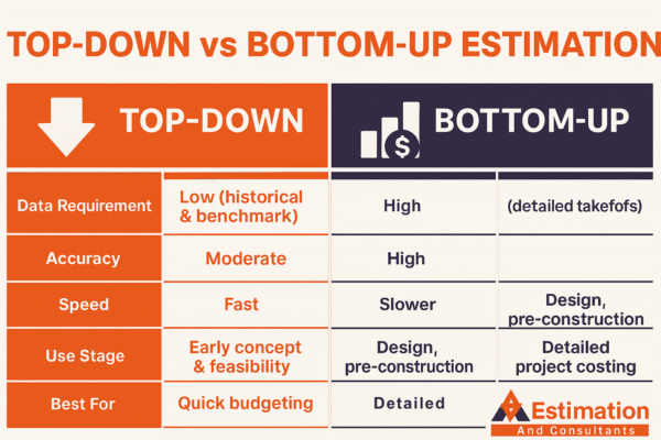 Top-Down vs Bottom-Up Estimation Methods Explained